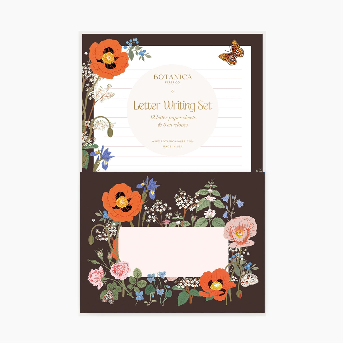 Botanica Paper Co. Letter Writing Set - Wild Flowers – Little Craft Place