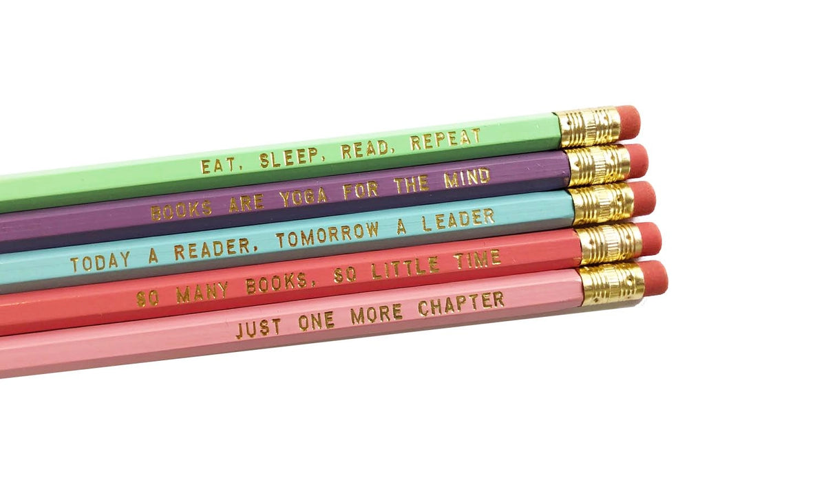 Book Lover Pencil Set for Readers – Little Craft Place