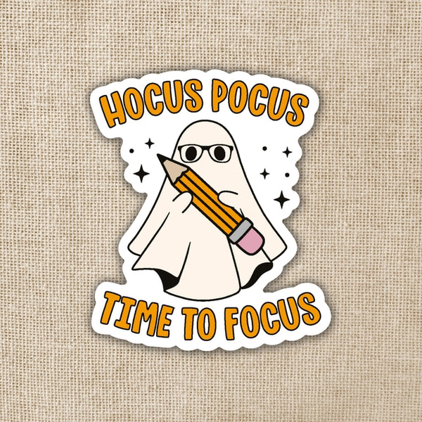 Hocus Pocus Time To Focus Sticker