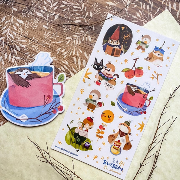 Woodland Mornings Sticker Sheet