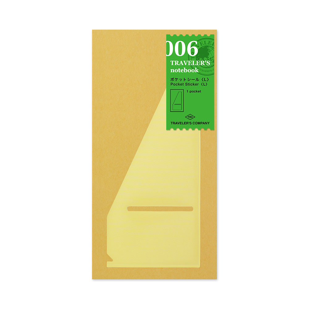 TRAVELER'S Notebook 006 Pocket Sticker L (Regular Size) – Little Craft ...