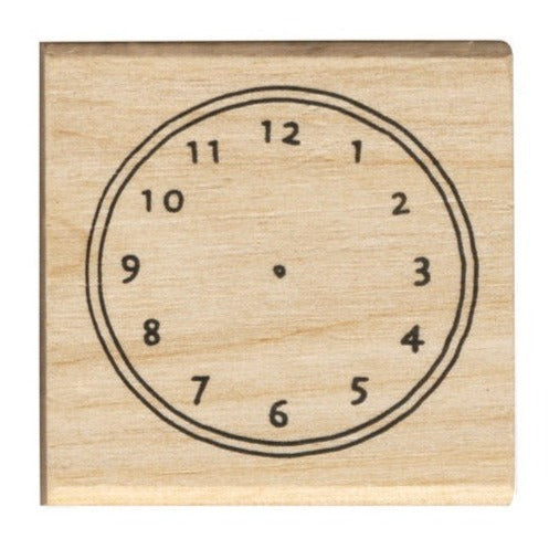Clock Rubber Stamp – Little Craft Place