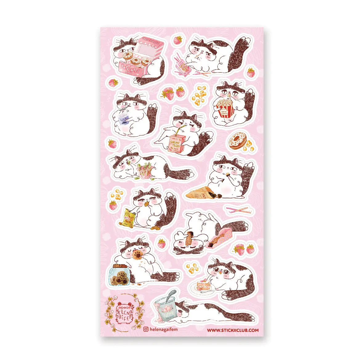 Sassy Snack Time Sticker Sheet – Little Craft Place