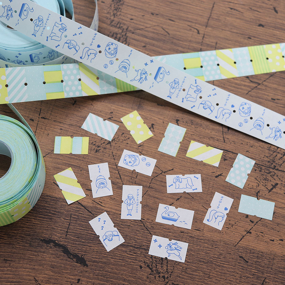 36 Sublo x Mizushima Label Sticker Roll - 8 Patterns – Little Craft Place