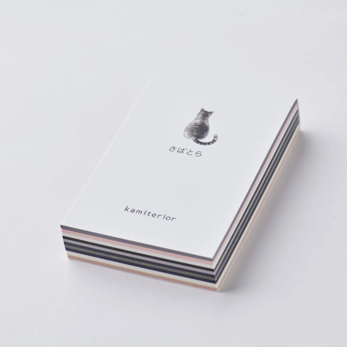 Kamiterior Memoterior Mini Paper Pad Cats - Gray Stripe – Little Craft ...