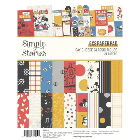 Say Cheese Classic Mouse - 6x8 Pad – Little Craft Place