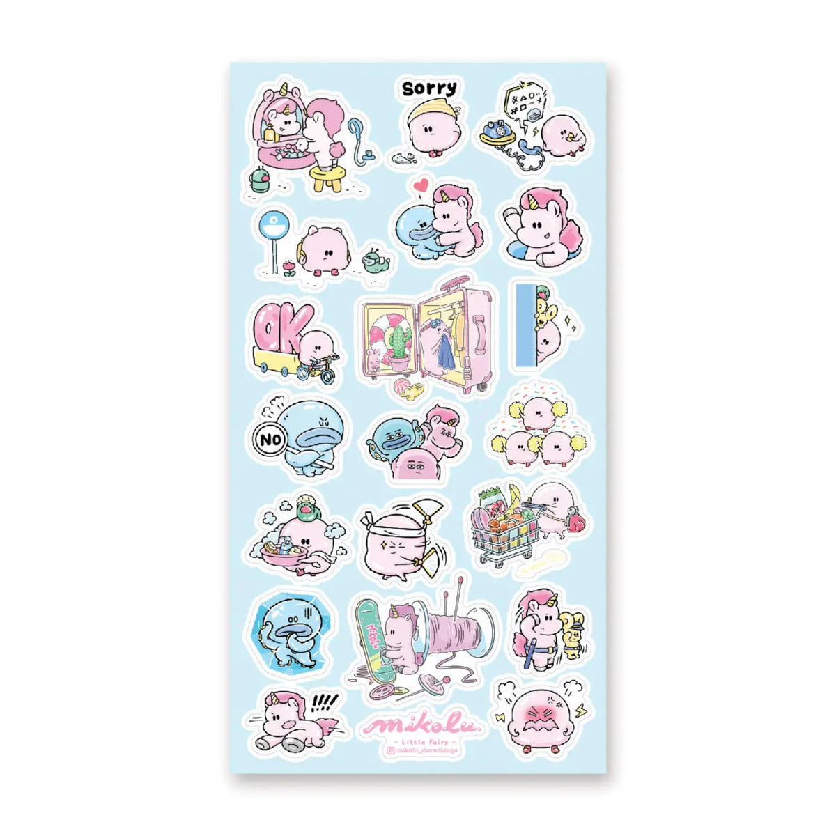 STICKII Unlikely Besties (#1) Sticker Sheet – Little Craft Place