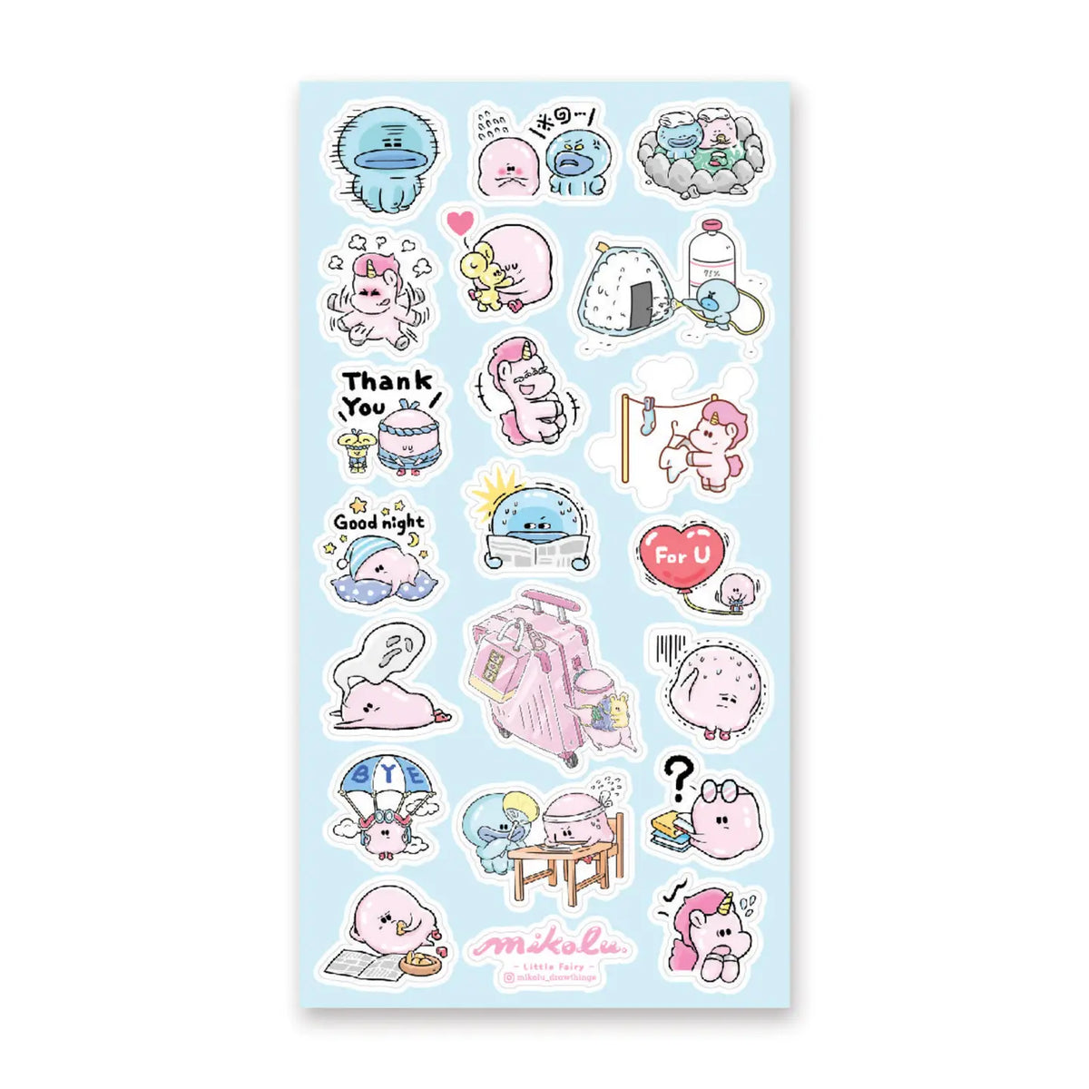 STICKII Unlikely Besties (#2) Sticker Sheet – Little Craft Place