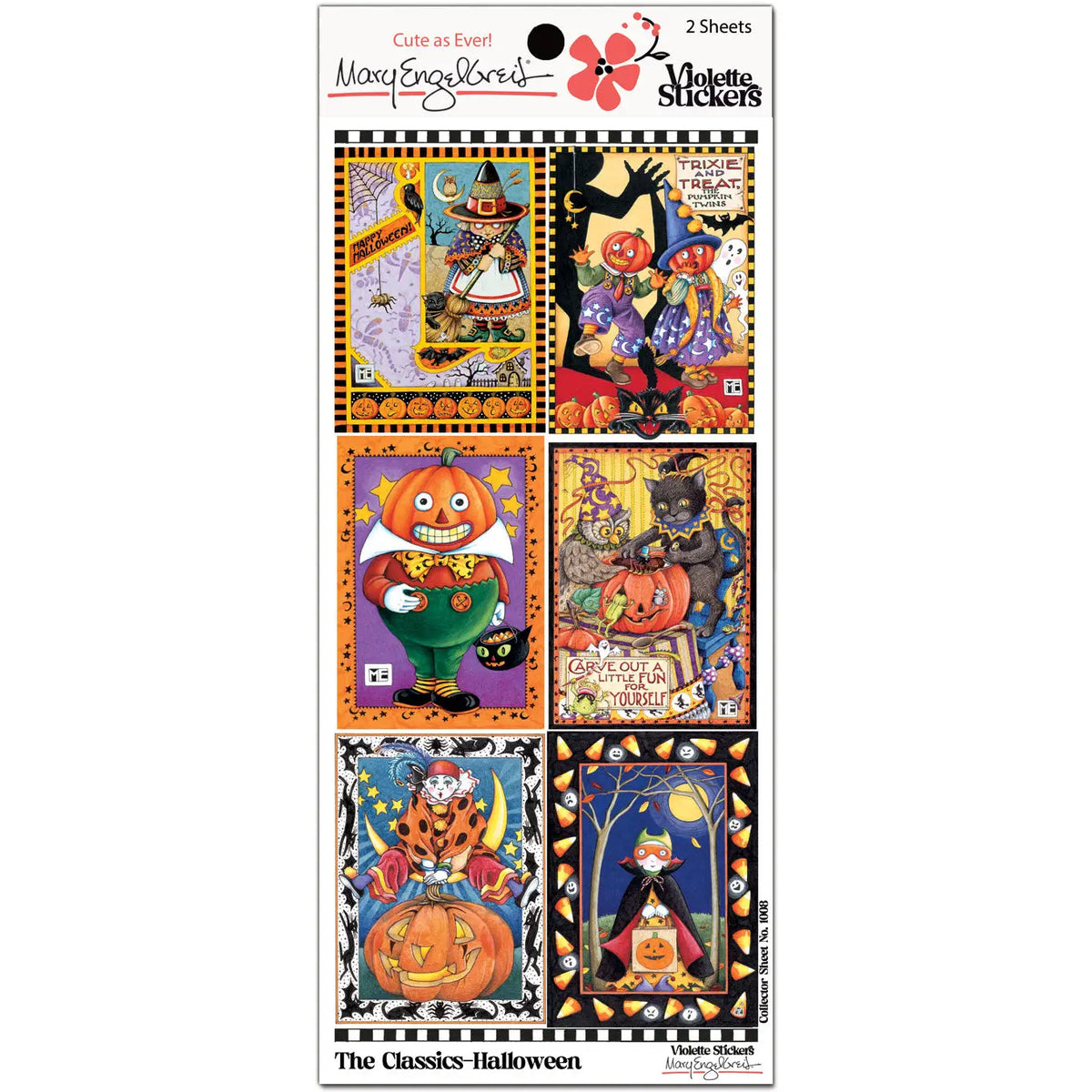 Mary Engelbreit® Classics Halloween Stickers – Little Craft Place