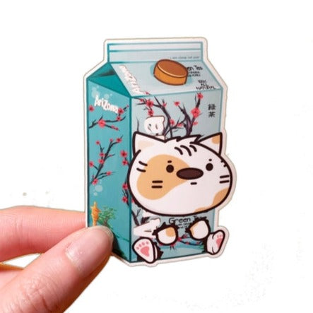 Arizona Ice Tea Drink Calico Cat Vinyl Sticker