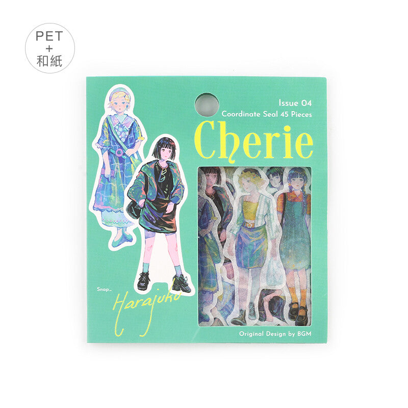 Pegatina de escamas de chica Cherie Harajuku – Little Craft Place