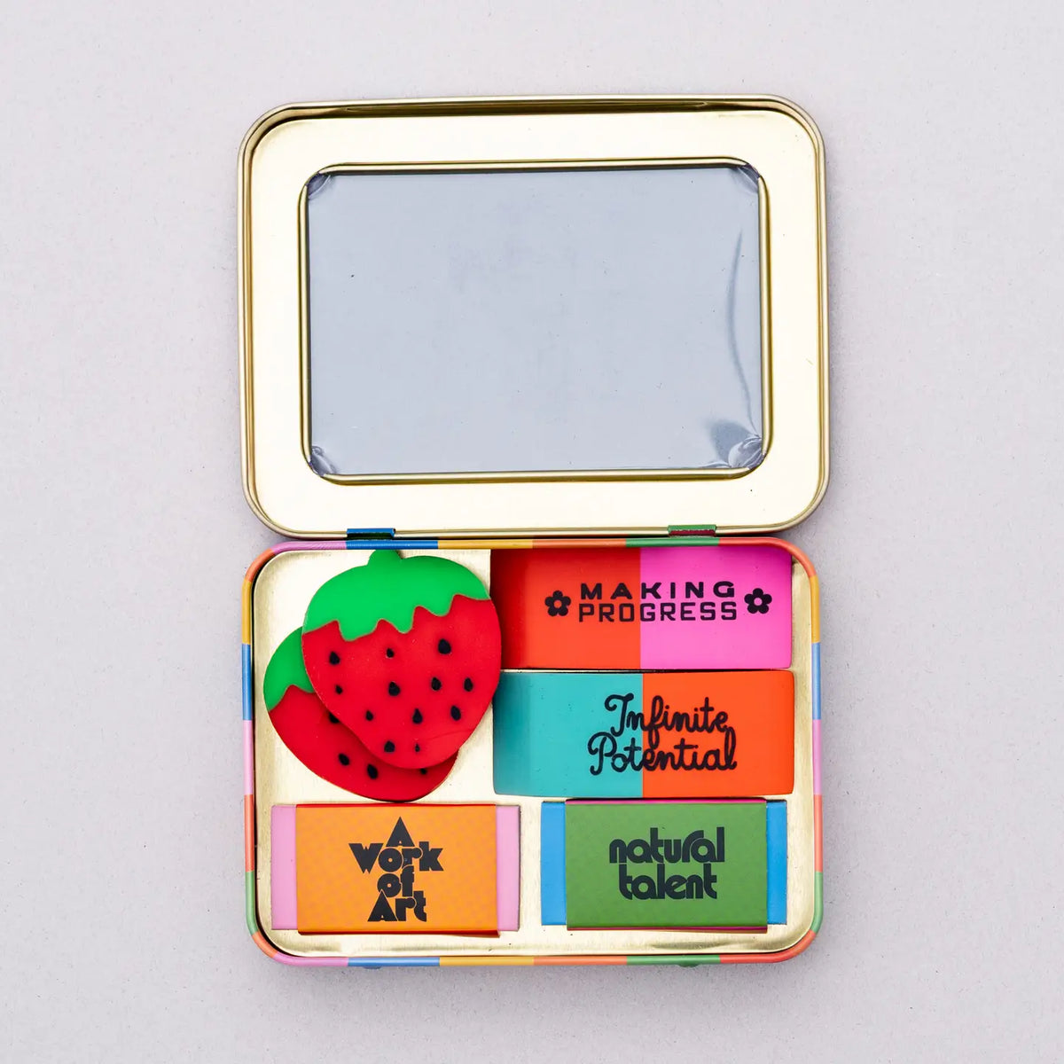 Bando Eraser Tin Set: Infinite Potential – Little Craft Place