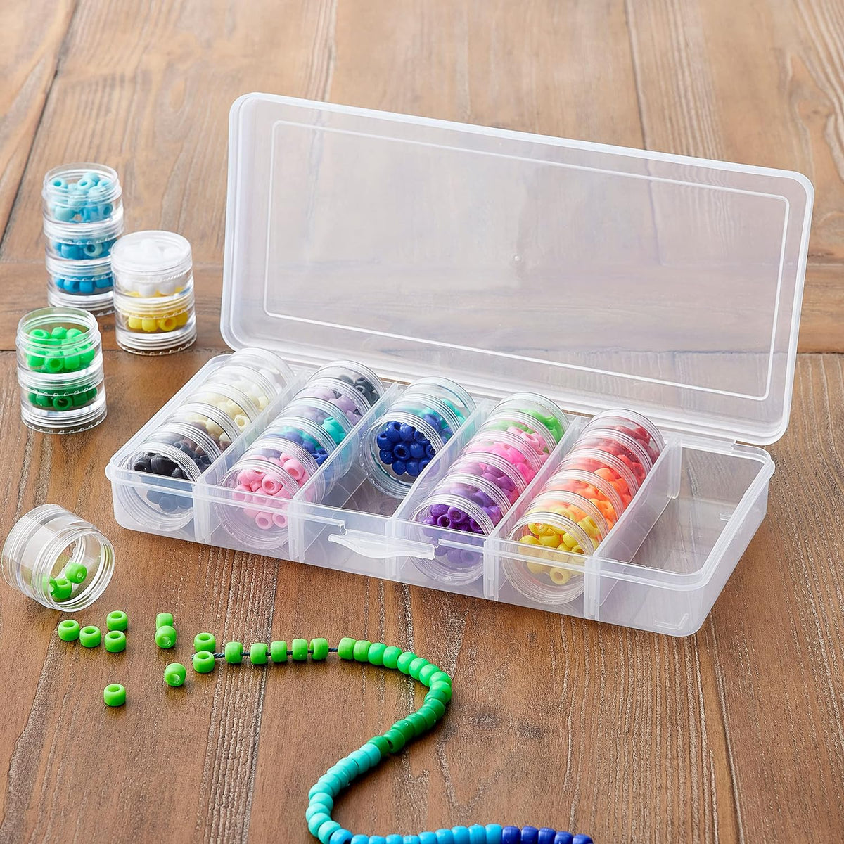 Bead Storage Box with 6 Container Stacks – Little Craft Place
