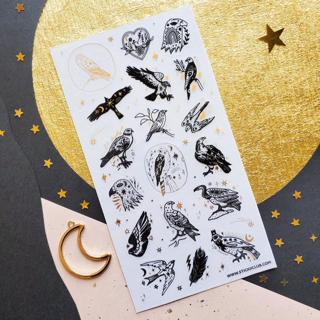 Birds of Prey Sticker Sheet – Little Craft Place