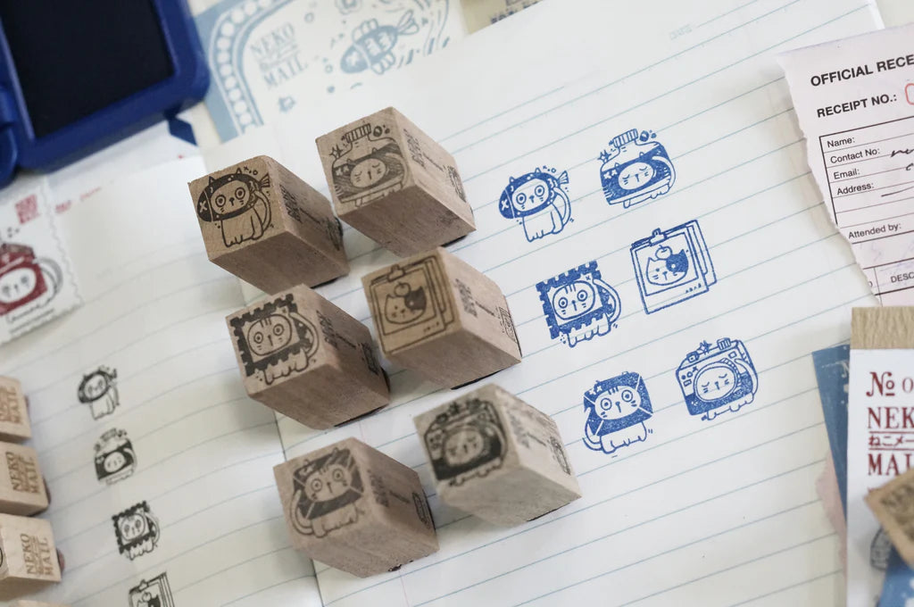 Black Milk Project - Neko Mail Series Rubber Stamp – Little Craft Place