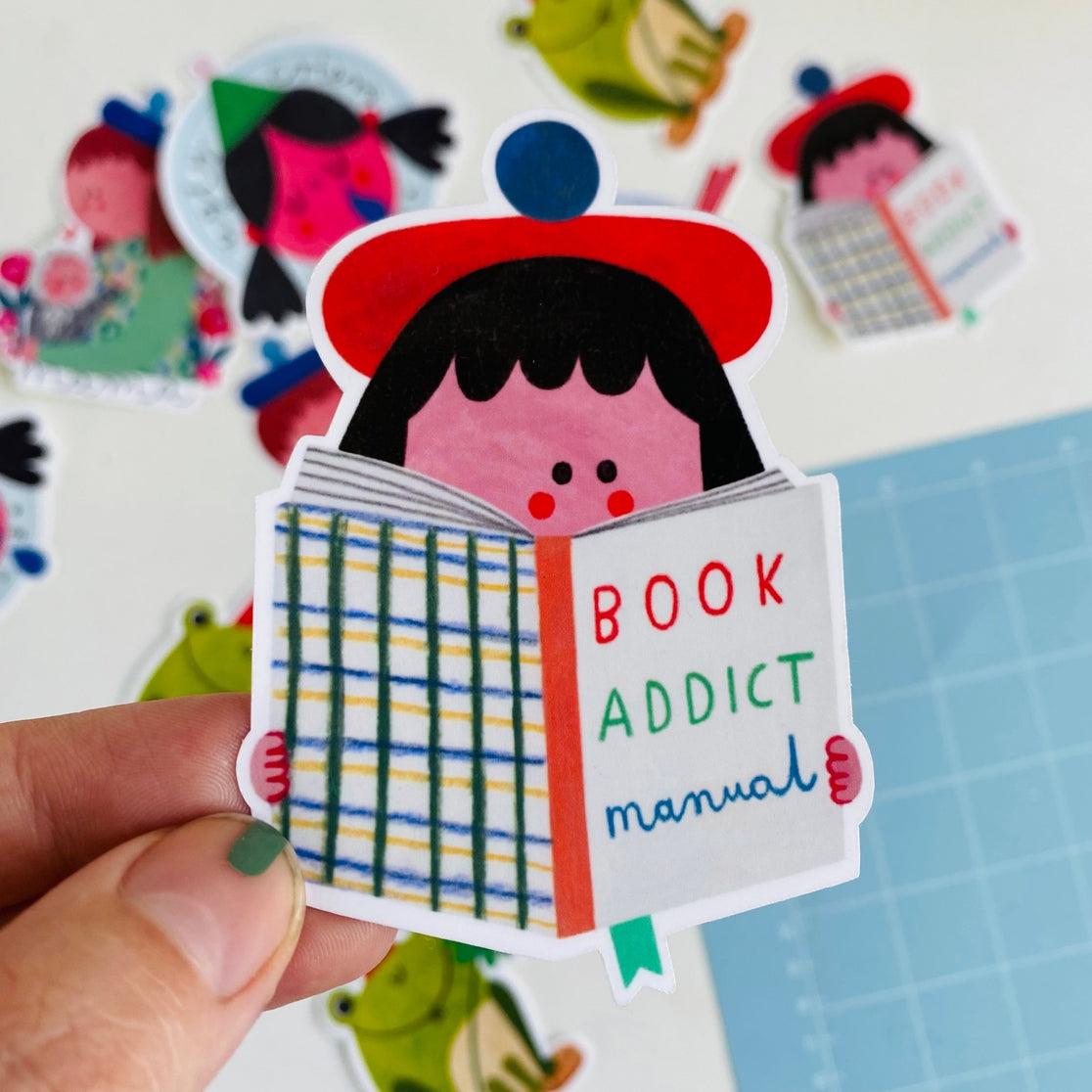 Book Addict Sticker – Little Craft Place