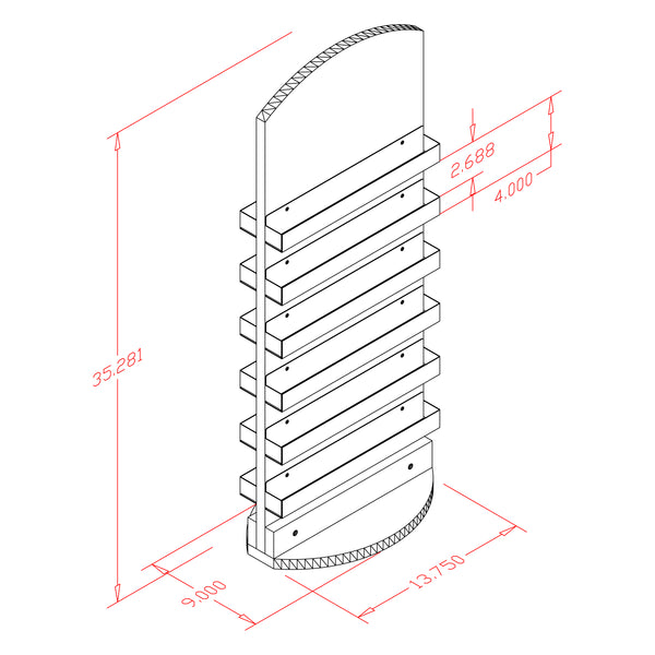 2 Sided Counter Spinner Display