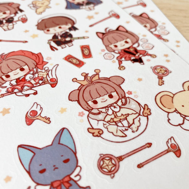 Cardcaptor Sakura Sticker Sheet – Little Craft Place