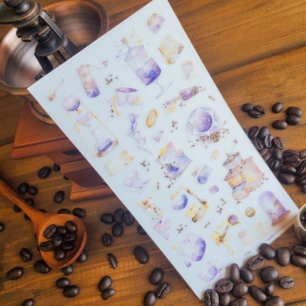 Celestial Coffee Sticker Sheet