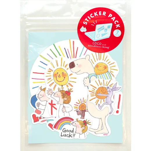 Coco and Wondrous Gang Sticker Pack - Rainbow – Little Craft Place