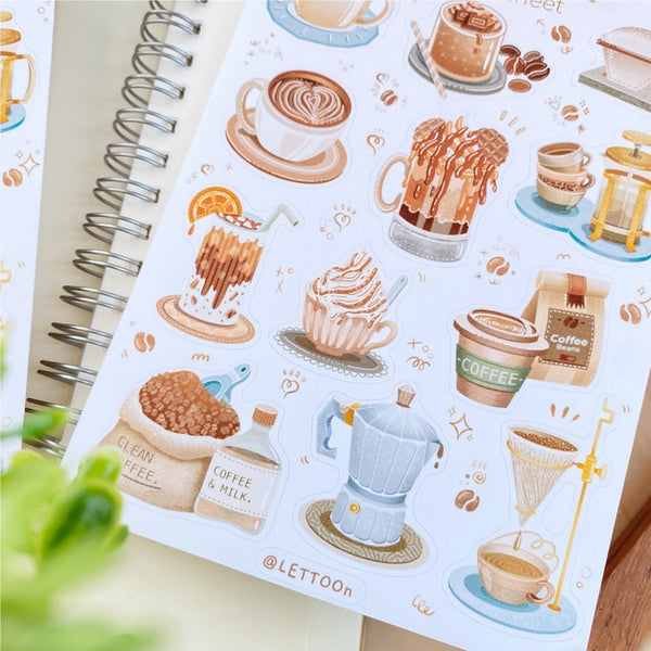 Coffee Sticker Sheet