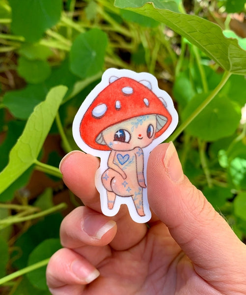 Coy Inked Cap Vinyl Sticker