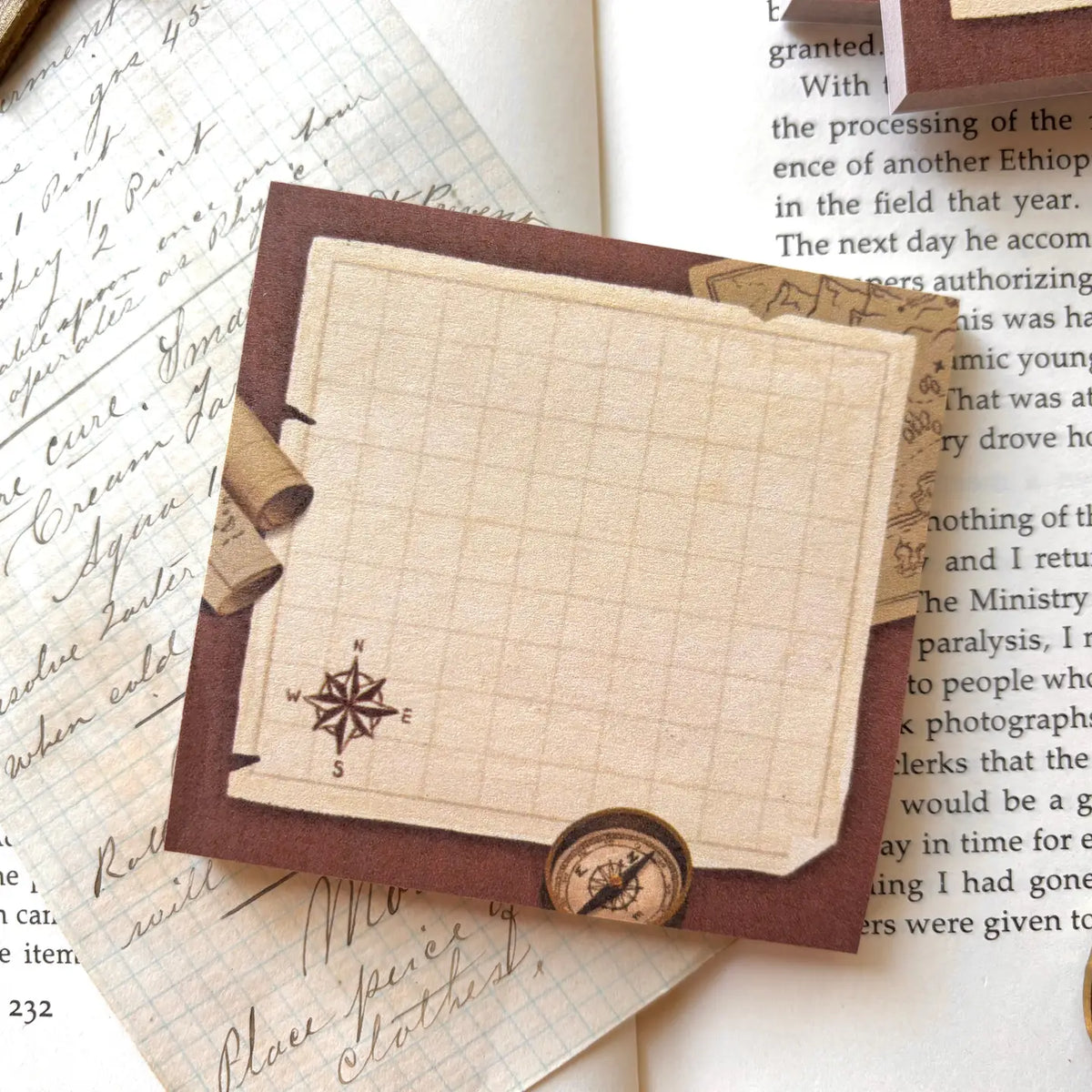 Cartographer's Map Sticky Note – Little Craft Place