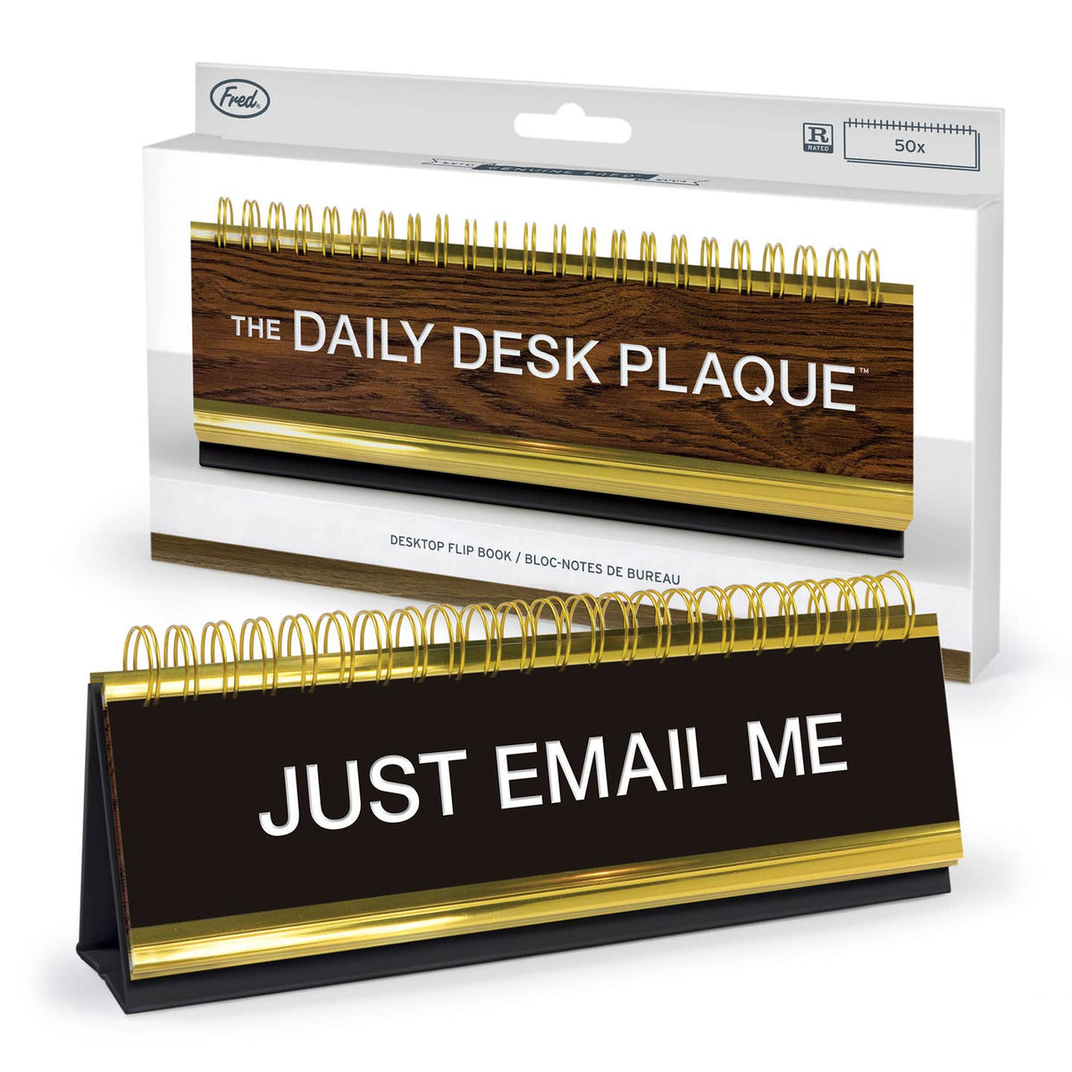 Daily Desk Plaque - Desktop Flip Book - 50 Fun Phrases – Little Craft Place
