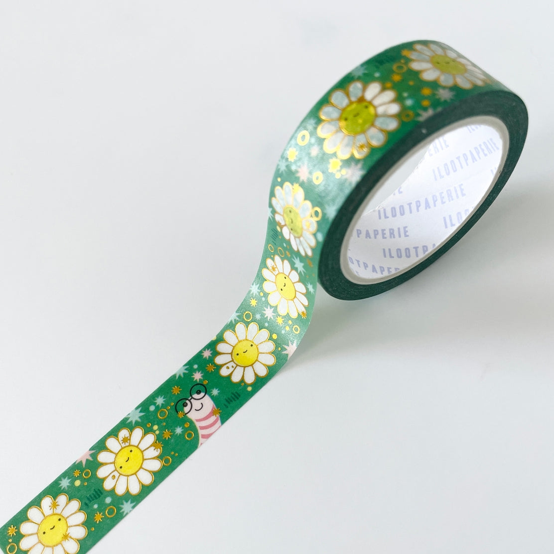 Daisy Daisy Do with Peek-A-Boo Worm Washi Tape – Little Craft Place