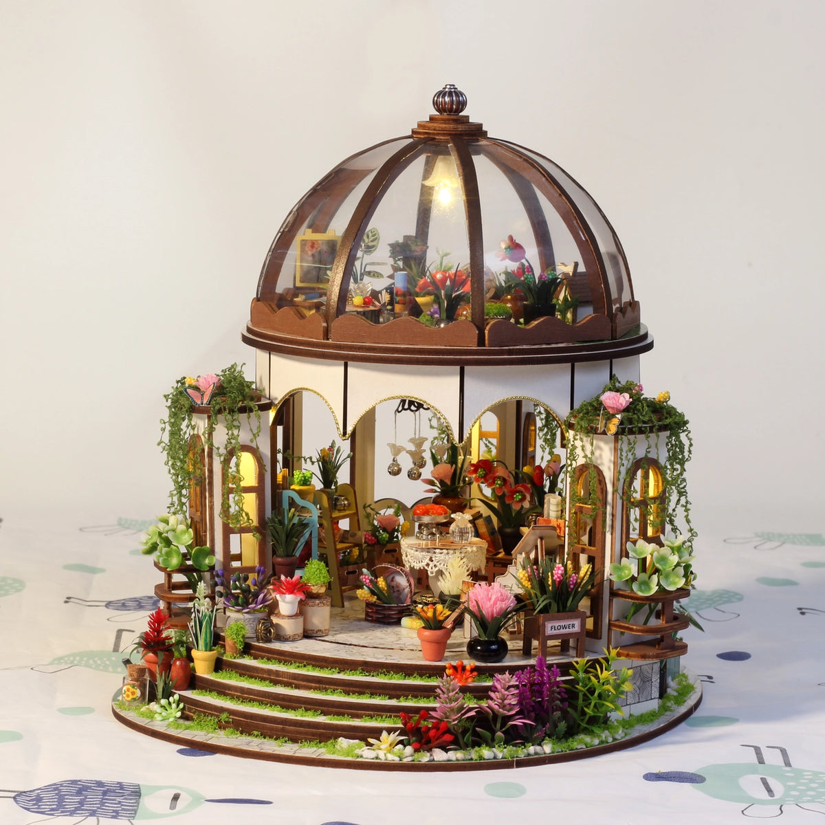 Diy Miniature House Kit: Greenhouse Oasis – Little Craft Place