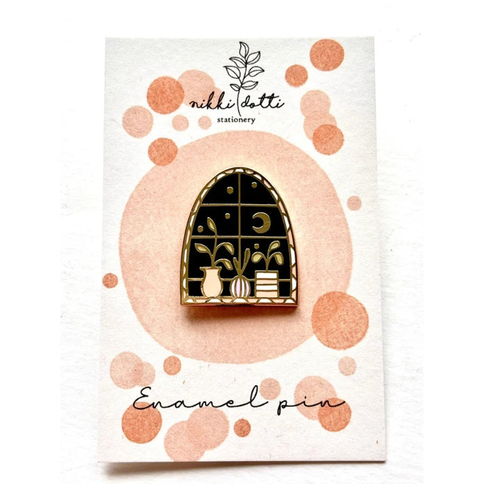 Window Enamel Pin – Little Craft Place