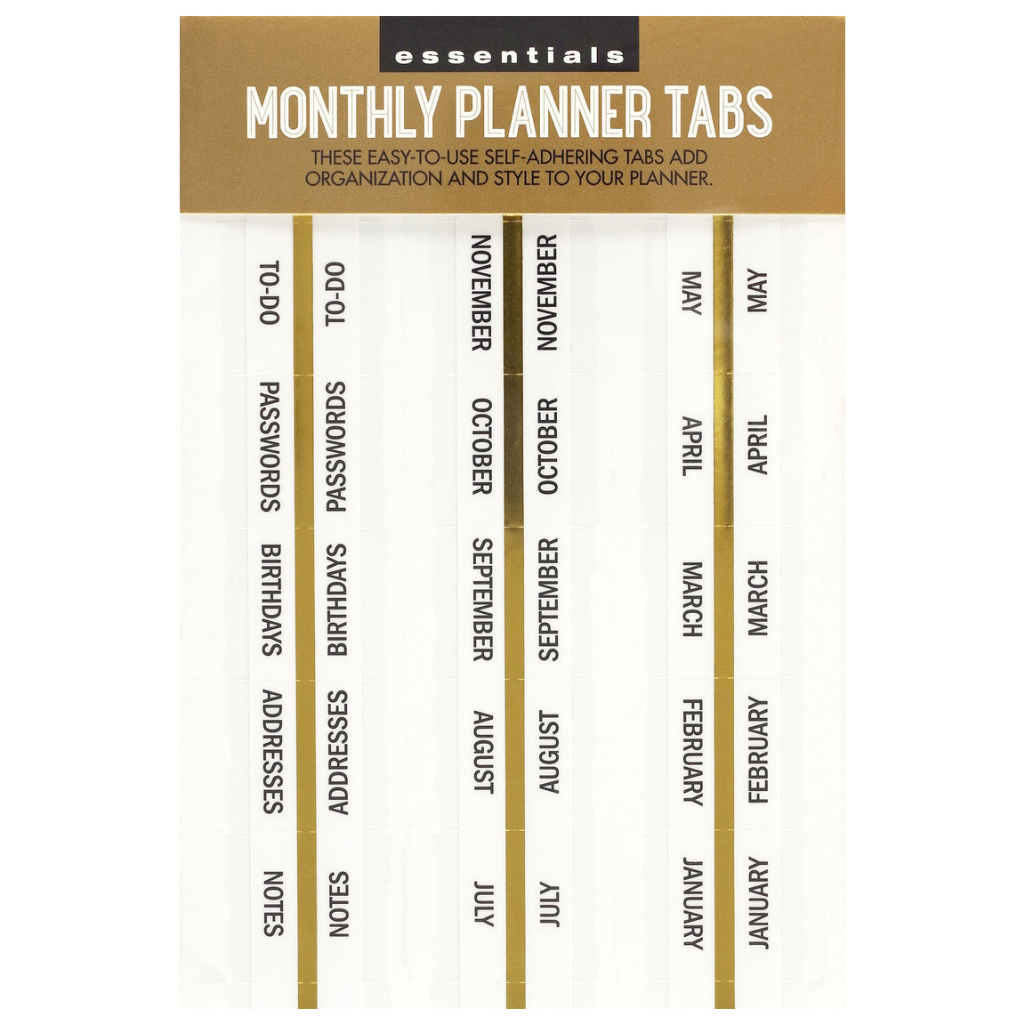 Monthly Planner Tabs Stickers – Little Craft Place