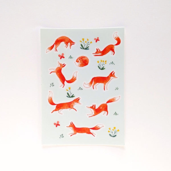Fox Sticker Sheet