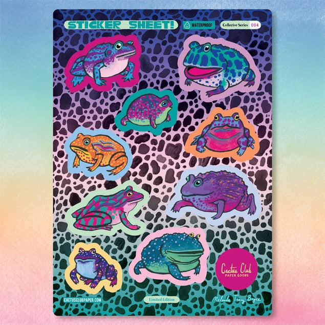 Froggy Fever Sticker Sheet – Little Craft Place