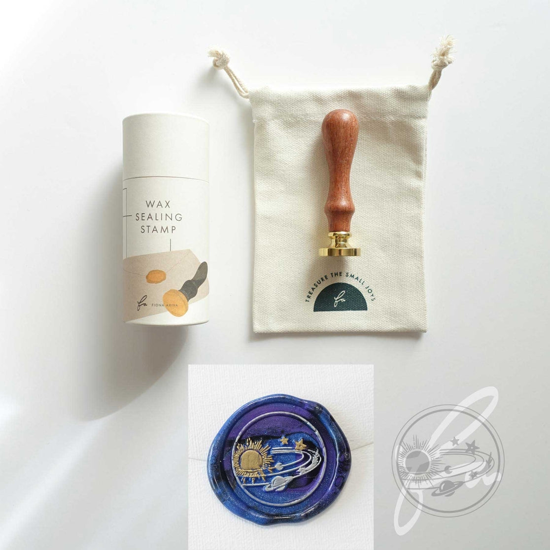 Galaxy Wax Seal Stamp With Handle – Little Craft Place