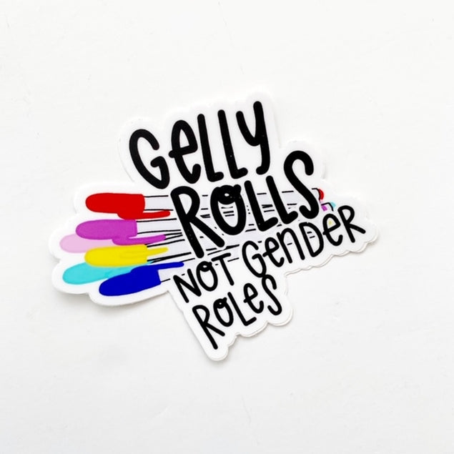 Gelly Rolls Note Gender Roles Sticker – Little Craft Place