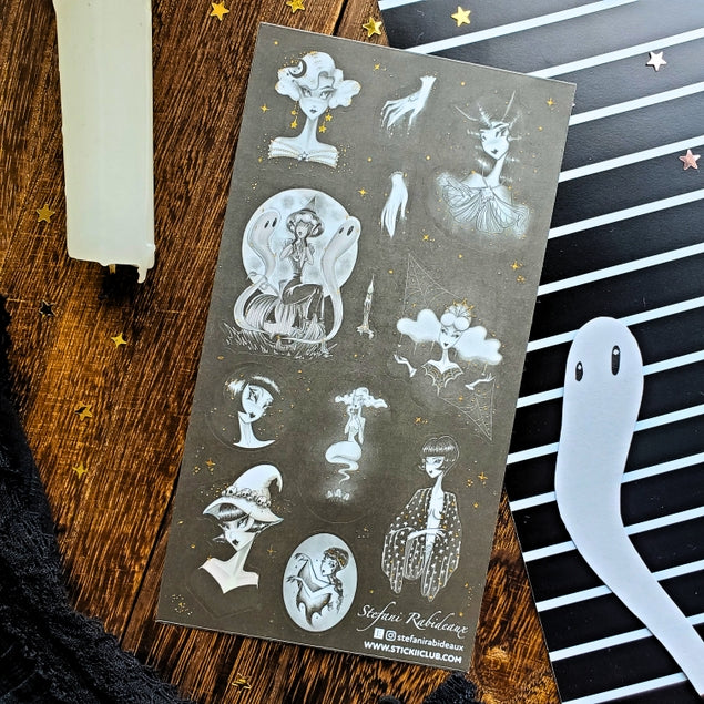 Glam Ghouls Sticker Sheet – Little Craft Place