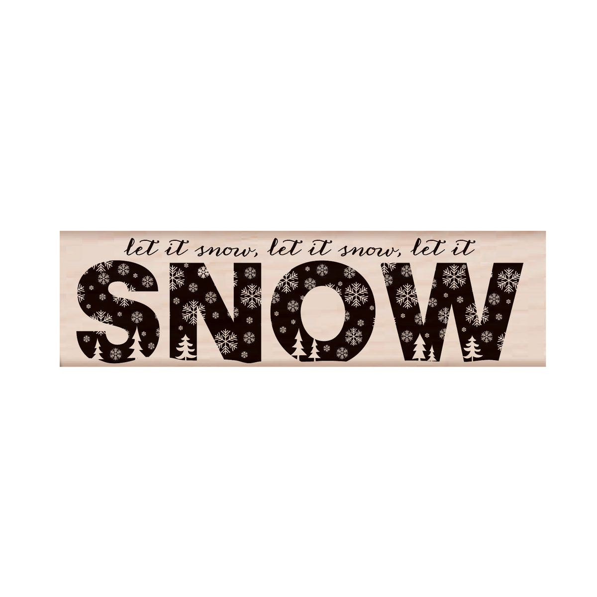Patterned Snow Stamp – Little Craft Place