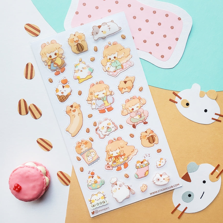 Happy Hamsters Sticker – Little Craft Place
