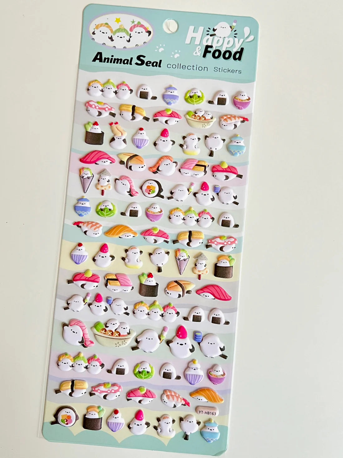 Shimaenaga Birdie Sushi Puffy Sticker Sheet – Little Craft Place
