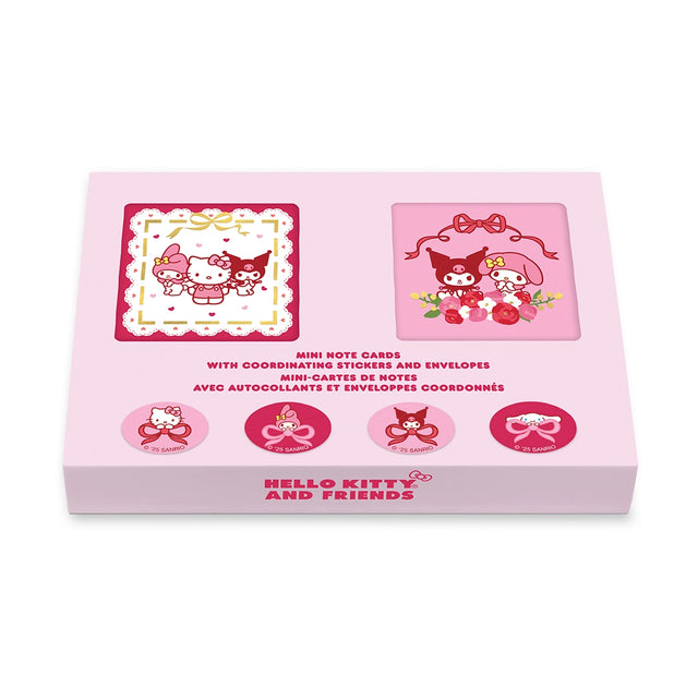 Hello Kitty & Friends Hearts and Ribbons Mini Note Cards – Little Craft ...
