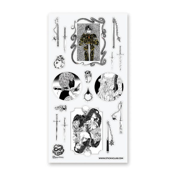 Heroic Heart Sticker Sheet