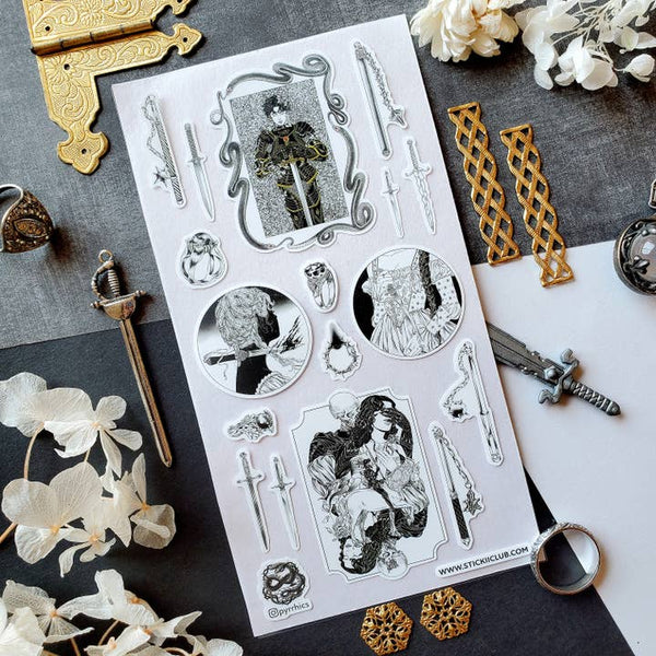 Heroic Heart Sticker Sheet