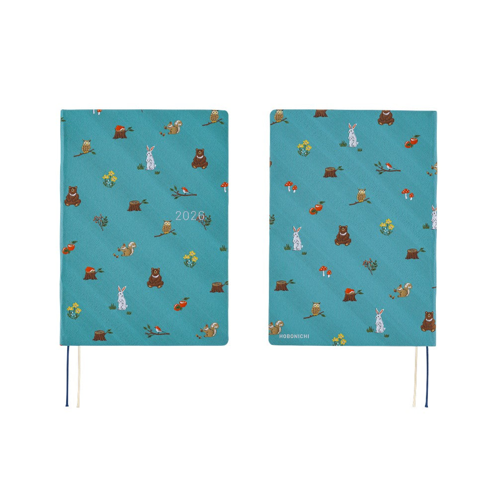Hobonichi HON 2026 Bow & Tie: In the Forest [ENG/A5/Jan Start] HON ...
