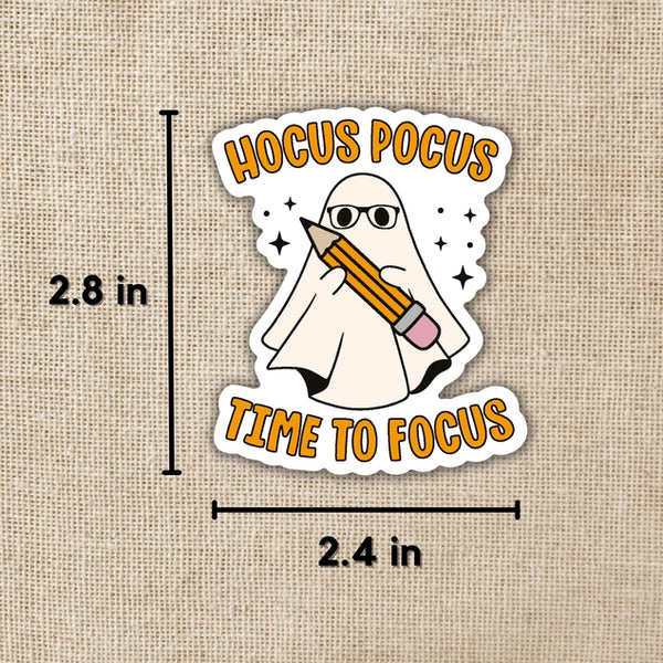Hocus Pocus Time To Focus Sticker