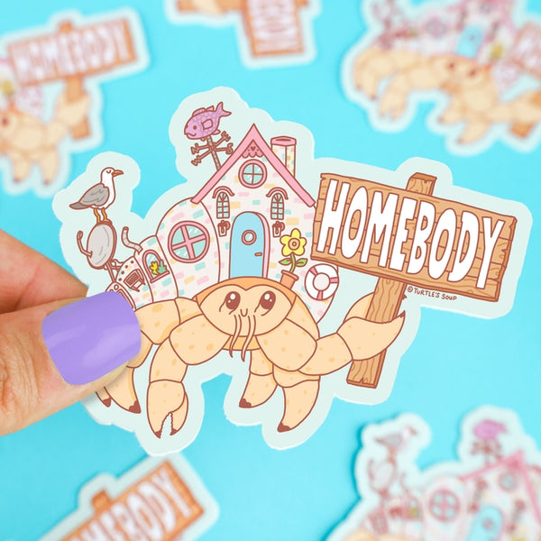 Introvert Homebody Vinyl Sticker