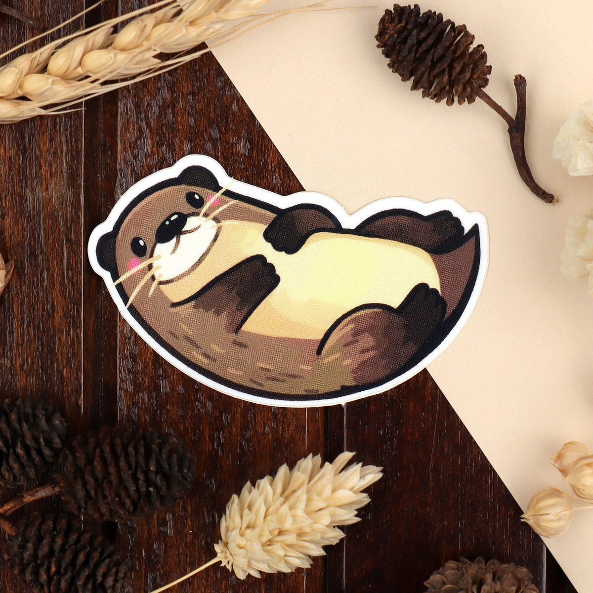 JelArts - Baby Otter Vinyl Sticker – Little Craft Place