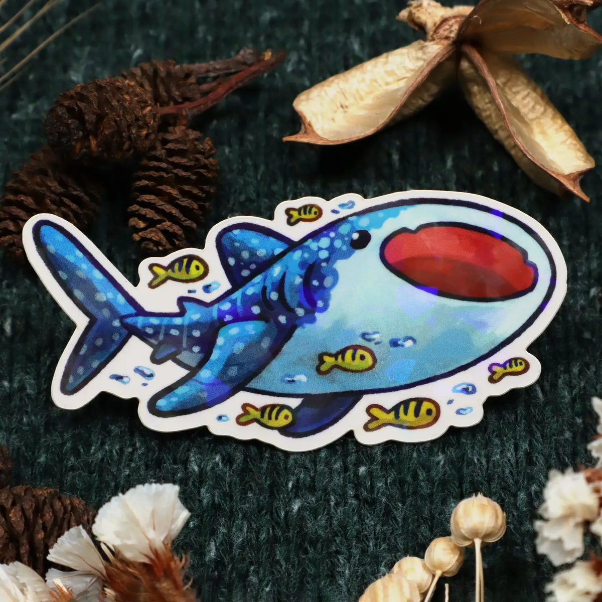 JelArts - Whale Shark Holo Vinyl Sticker – Little Craft Place