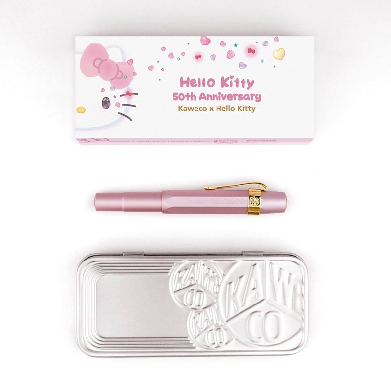Kaweco x Hello Kitty AL Sport Fountain Pen - 50th Anniversary Light Pi ...
