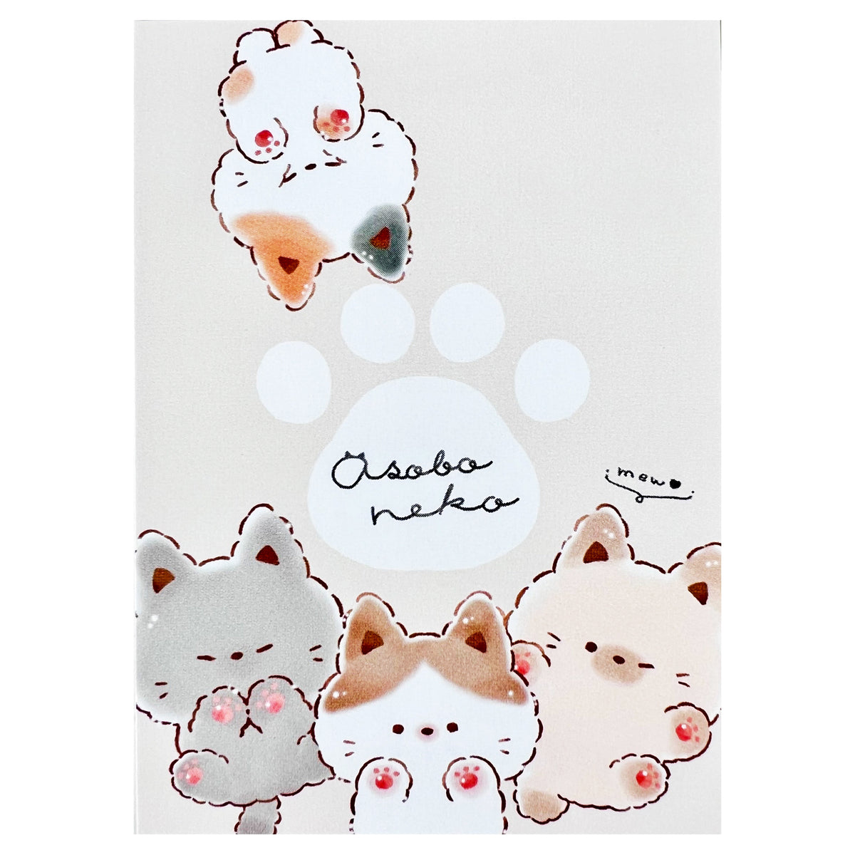 Kitten Cat Osoba Neko Mini Notepad – Little Craft Place